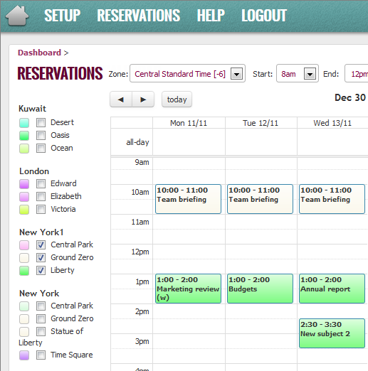 Conference Room Door Tablet - Door Tablet - home page
