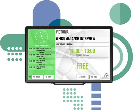 Conference Room Door Tablet - Workspace Signage